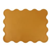 China Custom Pantone Color Kids Silicone Placemat For Toddler Dinning Feeding for sale