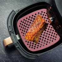 China Nonstick Food Grade Silicone Air Fryer Pad Heat Resistant Multifunctional for sale