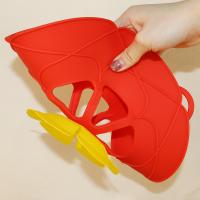 China Multi Function Silicone Pot Cover Heat Resistant Anti Spill For Kitchen for sale