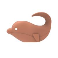China Cute Custom Made Silicone , Bathtub Spout Cover With Rhino Dolphin Shape for sale