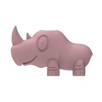 China Pantone Colors Bathtub Water Spout Cover BPA Free Cartoon Cute Rhino Shape for sale