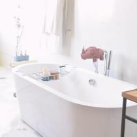 China Pantone Colors Bathtub Water Spout Cover BPA Free Cartoon Cute Rhino Shape for sale