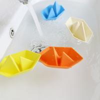 China Floating Bath Silicone Boat Set Water Toys Bpa Free Food Grade for sale