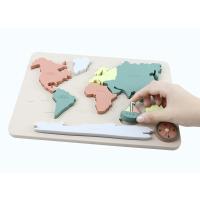 China BPA Free Silicone Puzzle Eco Friendly For Kids Education Silicone Teething Puzzles for sale