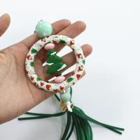 China Manufacturer  custom printed design full colors all over the  ring beads for key chains decorations for sale