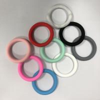 China Wholesale PISSEN Silicone focal o  ring Beads for DIY keychains for sale