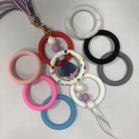 China Wholesale PISSEN Silicone focal o  ring Beads for DIY keychains for sale