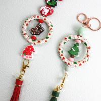 China 100% Safe Silicone Beads LOW MOQ  printed pattern o ring focals for DIY Crafts keychain Making for sale