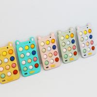 China BPA Free Silicone Baby  mobile phone shape Teethers for Comfort and Relief baby teeths painful for sale