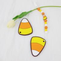 China Soft And Flexible Silicone Teether for 0-36 Months Baby DIY silicone teether keychains for halloween for sale