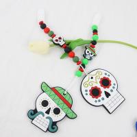 China Soft And Flexible Silicone Teether for 0-36 Months Baby DIY silicone teether keychains for halloween for sale