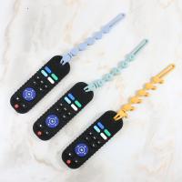 China Custom Various Designs Baby Teething Products in Various Colors TV controller silicone teether toy for sale
