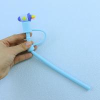 China Custom Silicone Straw Cover -40℃ to 230℃ Temperature Range Customized Size straw topper charms for sale