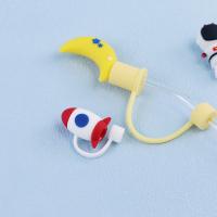China Custom 8mm 10mm 12mm 14mm 15mm Silicone Straw Cover to fit  different material straw  silicone charms for sale