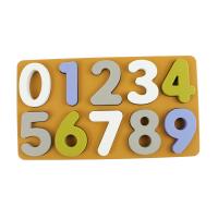 China Wholesale low MOQ Silicone Number Puzzle BPA Free Eco Friendly For Kids Education for sale