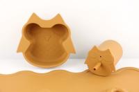 China Foldable Silicone Tableware Set Durable Bowls & Mugs For Outdoor Use for sale