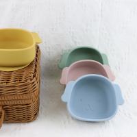 China 4-Piece Silicone Dog Shape Bowl Set Durable Flexible Reusable for sale