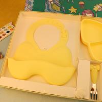 China FDA-Approved Silicone Tableware Set Gift Box- Heat Resistant And Anti-Slip for sale
