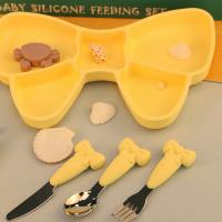 China CUSTOM Silicone Tableware Set For Kitchen Reusable Non Toxic Dishwasher Safe for sale