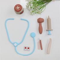 China 204g Silicone Doctor Toy Set Customized Medical Carry Case For Kids for sale