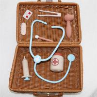 China 204g Silicone Doctor Toy Set Customized Medical Carry Case For Kids for sale