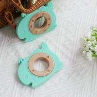 China Soothe Sore Gums Silicone Baby Teether Teething Playing Smooth Sheep Whale for sale