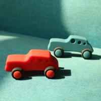 China Customized Baby Silicone Car Toys Running Silicone Vehicle Cars Kids Playing for sale