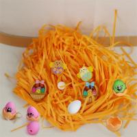 China Silicone Teething Beads With Custom Printing Design Silicone 3D Easter Eggs With Shell Focals for sale