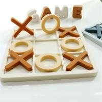 China Age Range 1-4 Silicone Jigsaw Puzzle Promotes Cognitive Development Educational Silicone XO Puzzles Toys for sale