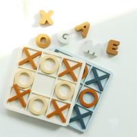 China Age Range 1-4 Silicone Jigsaw Puzzle Promotes Cognitive Development Educational Silicone XO Puzzles Toys for sale