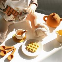 China CE Safety Standard Baby Silicone Toys With Silicone Toy With Teapot Set 17PCS for sale