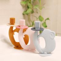 China Silicone Baby Teether BPA Free Soft Texture Soothes Sore Gums Teething Relief  Silicone Teether Safe For Baby Toys for sale