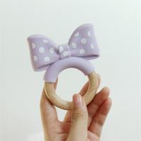 China Food Grade Silicone Teething Ring Freezable For Extra Relief  Educational Toy Baby Silicone Fruit Teether for sale