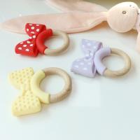 China Food Grade Silicone Teething Ring Freezable For Extra Relief  Educational Toy Baby Silicone Fruit Teether for sale