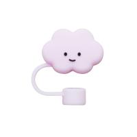 China Wholesale FULL Silicone Non Toxic PVC Free BPA Free Silicone Straw Topper Cloud Covers Perfect For 6-12mm Straw for sale