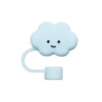 China Wholesale FULL Silicone Non Toxic PVC Free BPA Free Silicone Straw Topper Cloud Covers Perfect For 6-12mm Straw for sale