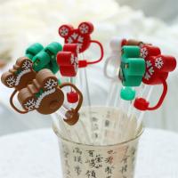 China Factory Wholesale  And Custom Full Silicone Bpa Free Food Grade Silicone Straw Topper Hat Caps For Drinking Straws for sale