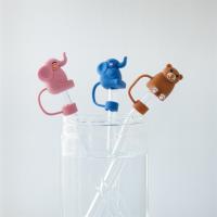 China Full Silicone Straw Cover In 3D Design For Stanley Cup Tumblers 6-12mm Straw / Sippy for sale
