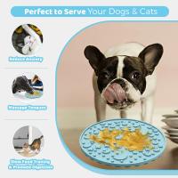 China Custom New Maze Design Outward Fun Dogs Food Licking Puzzle Bowls Silicone BPA free Pet Slow Feeder Dog Bowl Plate for sale
