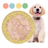 China Custom New Maze Design Outward Fun Dogs Food Licking Puzzle Bowls Silicone BPA free Pet Slow Feeder Dog Bowl Plate for sale