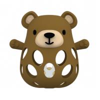 China Animal Fox And Bear Medical Grade Relief for Babies 0-6 Months Soothes Teething Pain Silicone Teether for Babies with Easy-Grab for sale