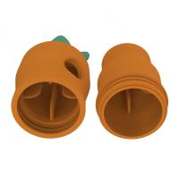 China Dongguan Toys factory Custom BPA free PVC free Phthalate free soft rubber silicone pet dog teething carrot shape silicon toys for sale