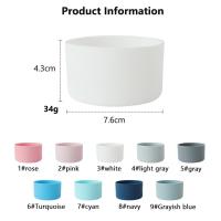 China Silicone cover bottles Water Bottle Boot for Owala 7.5cm 40oz Anti-Slip Protective Sleeve Bottom Sleeve Cup Cover Accessories for sale