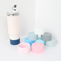 China Silicone cover bottles Water Bottle Boot for Owala 7.5cm 40oz Anti-Slip Protective Sleeve Bottom Sleeve Cup Cover Accessories for sale