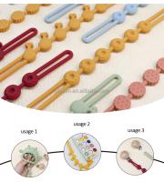 China Necklace Pacifier Chain Focal Shaped Beads For Beaded Pens Silicone teething Focus Beads kid toys for sale