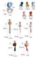 China Necklace Pacifier Chain Focal Shaped Beads For Beaded Pens Silicone teething Focus Beads kid toys for sale