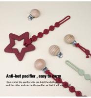 China Necklace Pacifier Chain Focal Shaped Beads For Beaded Pens Silicone teething Focus Beads kid toys for sale