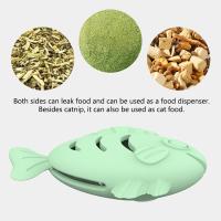China Food Grade Silicone Fish Shaped Cat Toy – Interactive Cat Mint Ball & Teething Chew Toy for sale