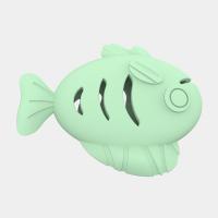 China Food Grade Silicone Fish Shaped Cat Toy – Interactive Cat Mint Ball & Teething Chew Toy for sale