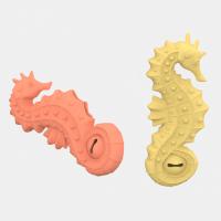 China BPA-Free Silicone Seahorse Pet Toy – Puzzle Slow Feeder & Teething Chew Toy for Dogs & Cats for sale